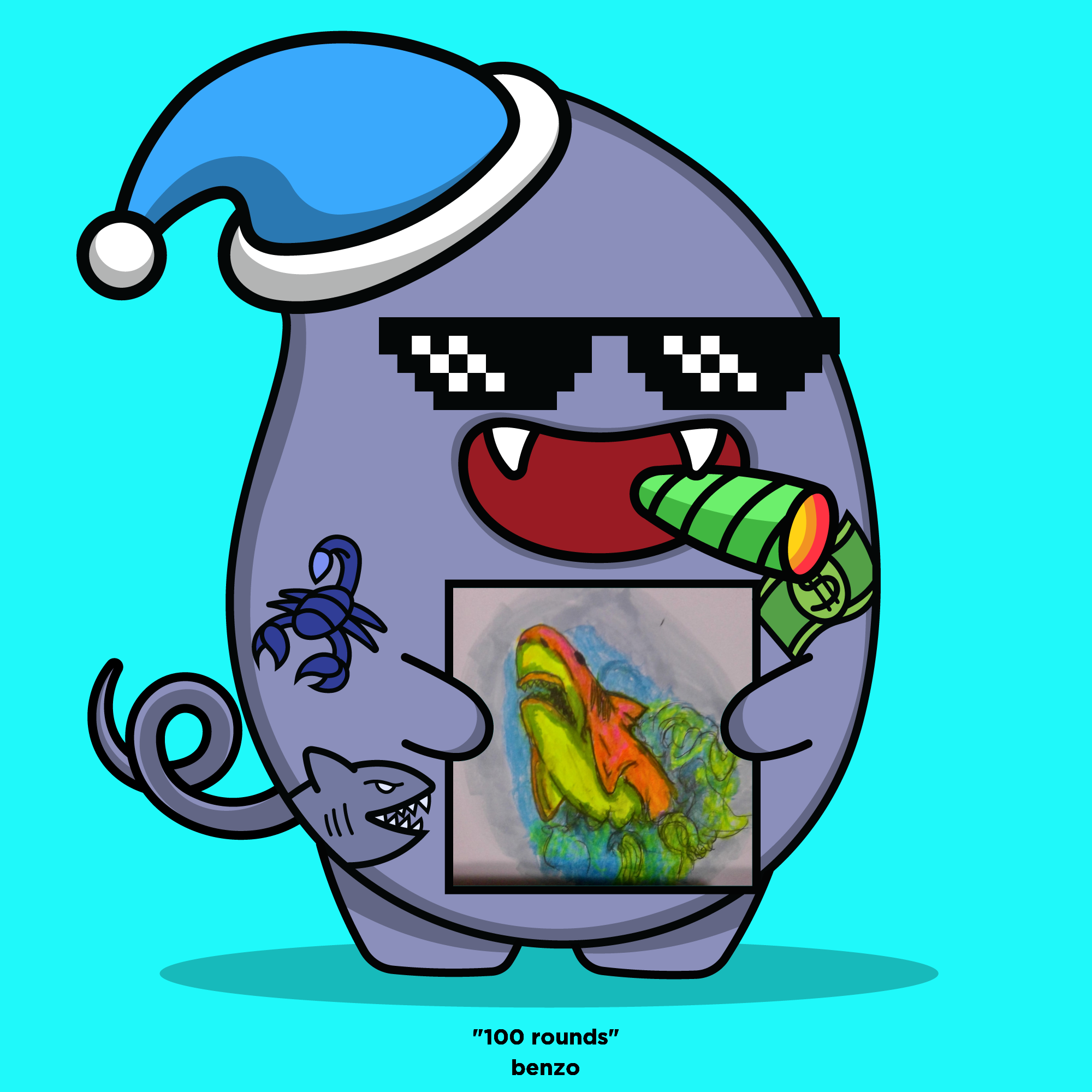 DistroKid Sellouts NFT #28 - 100 rounds by "benzo"