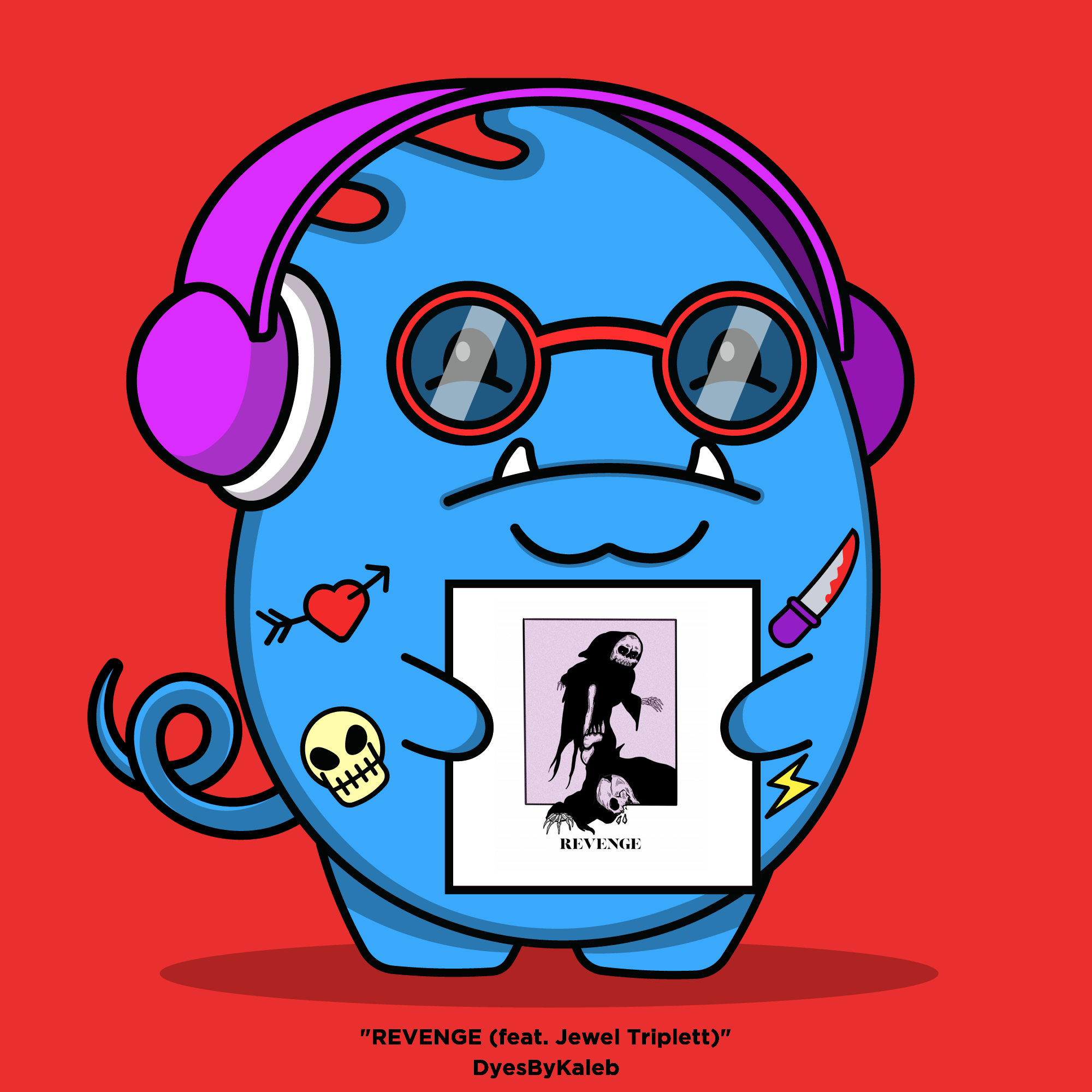 DistroKid Sellouts NFT #185 - REVENGE (feat. Jewel Triplett) by "DyesByKaleb"