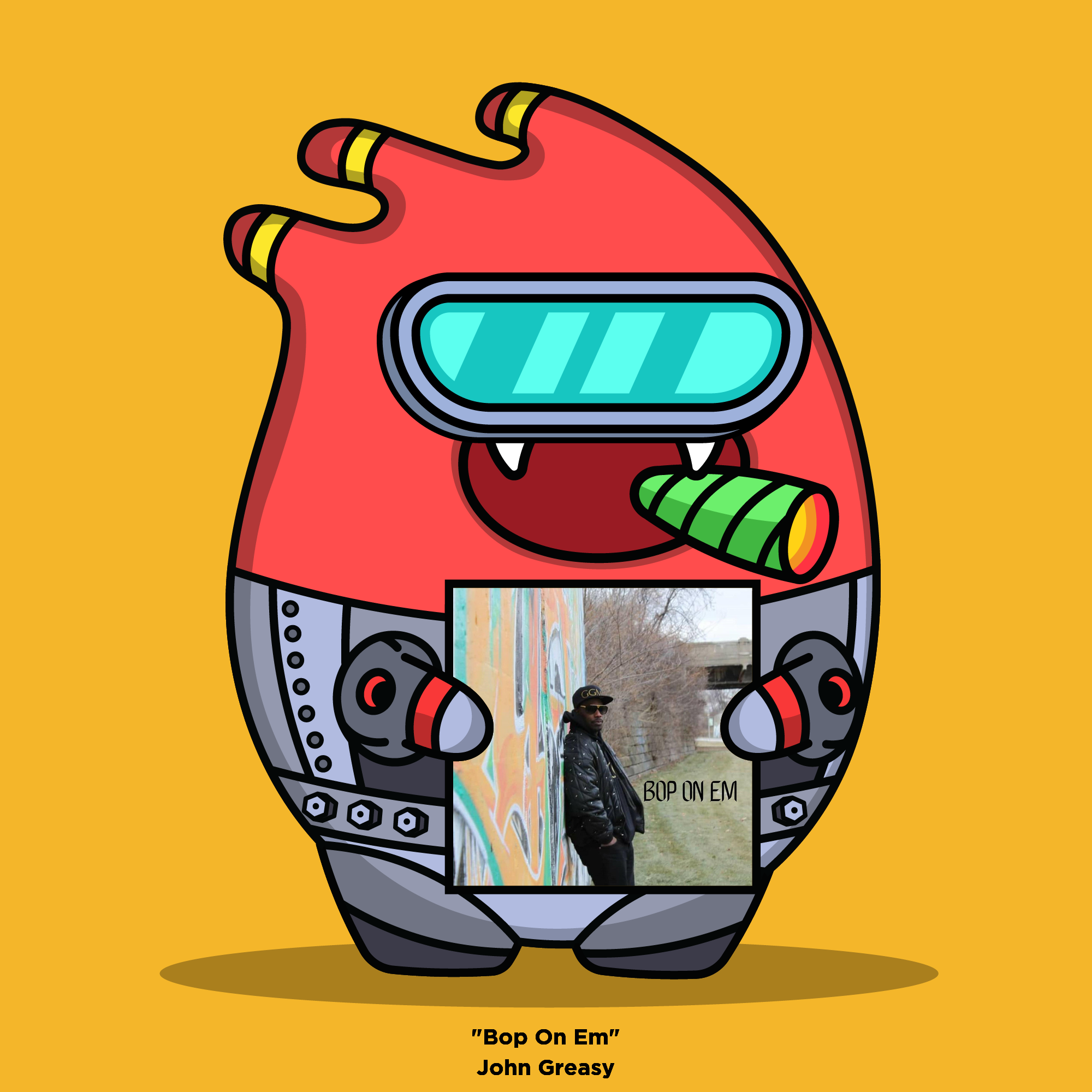 DistroKid Sellouts NFT #601 - Bop On Em by "John Greasy"