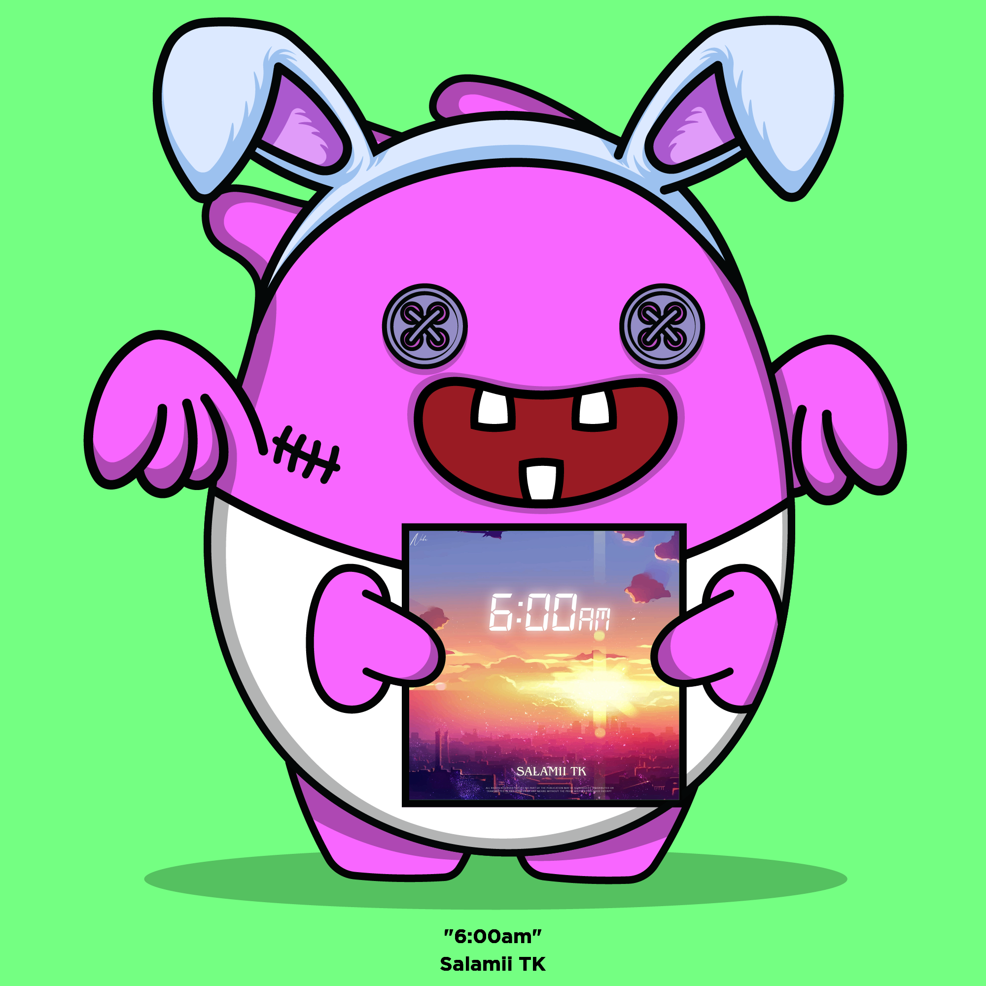 DistroKid Sellouts NFT #989 - 6:00am by "Salamii TK"