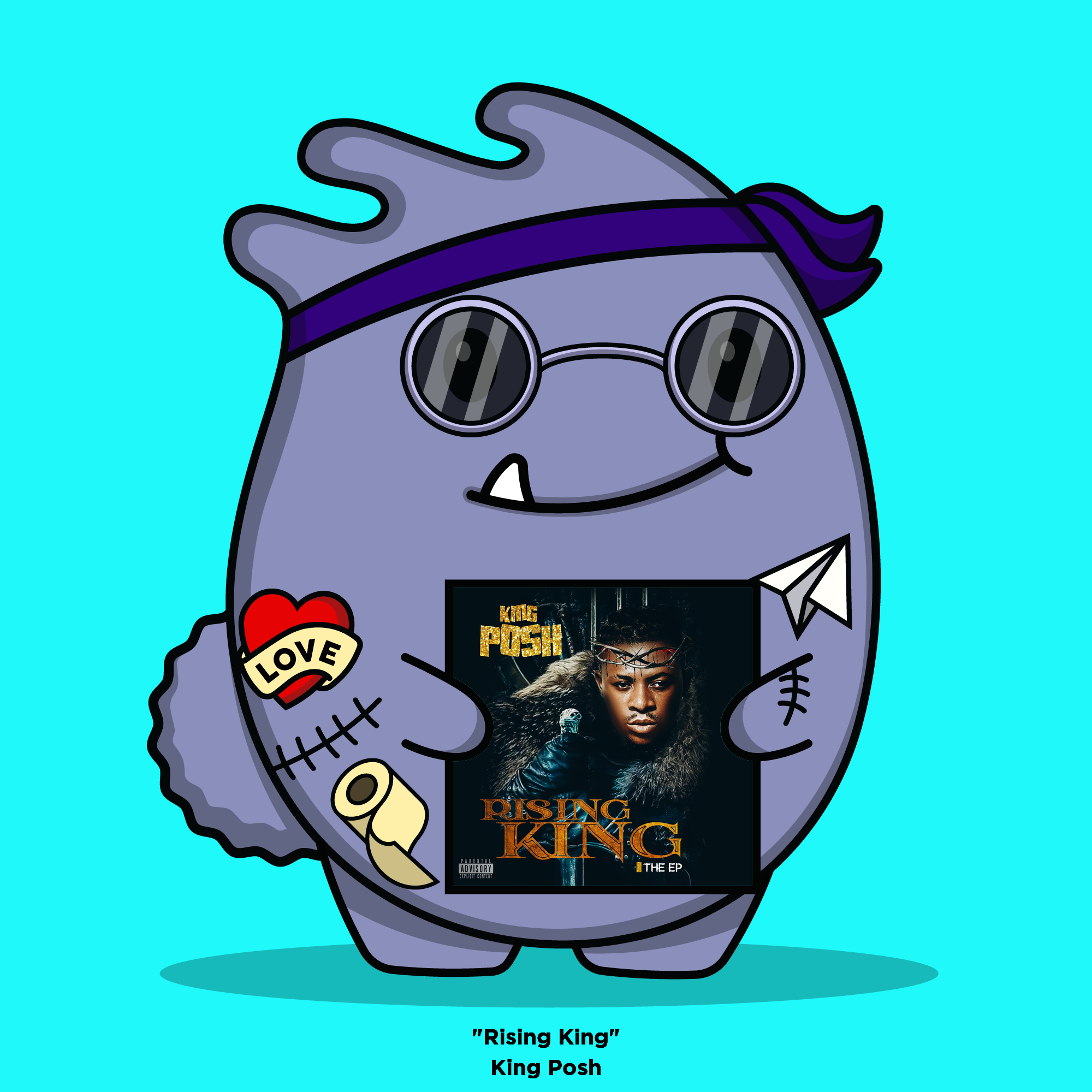 DistroKid Sellouts NFT #1314 - Rising King by "King Posh"