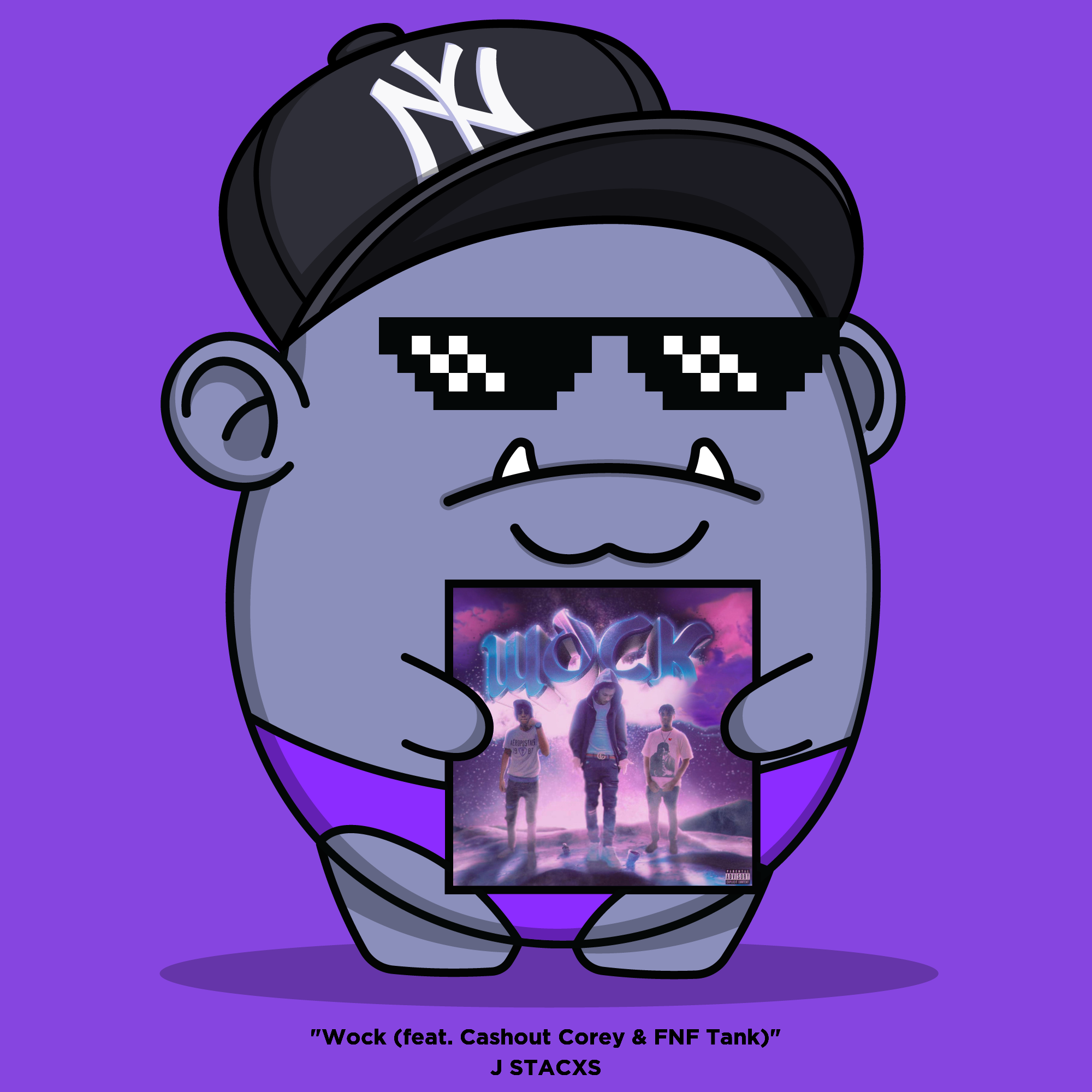 DistroKid Sellouts NFT #4760 - Wock (feat. Cashout Corey & FNF Tank) by ...