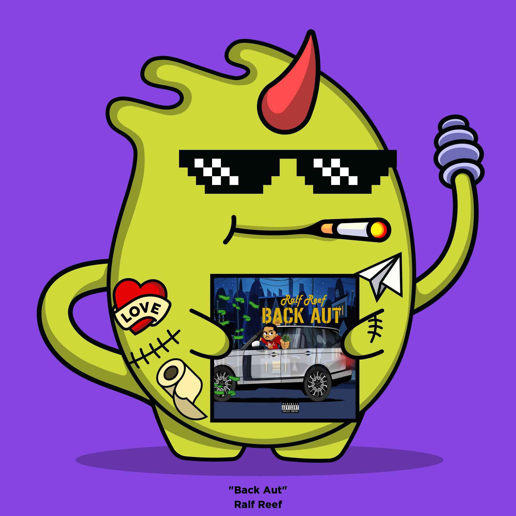 DistroKid Sellouts NFT #4903 - Back Aut by "Ralf Reef"