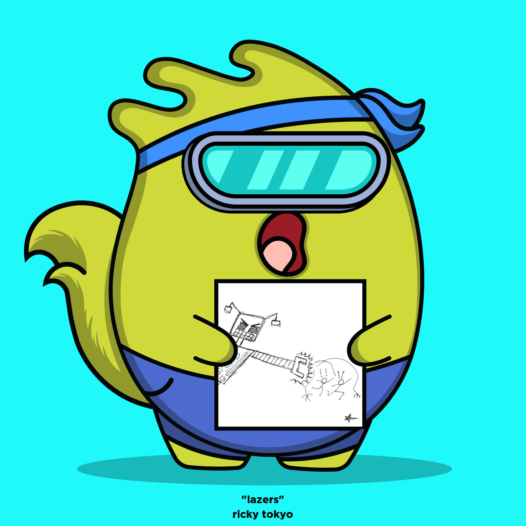 DistroKid Sellouts NFT #5409 - lazers by "ricky tokyo"