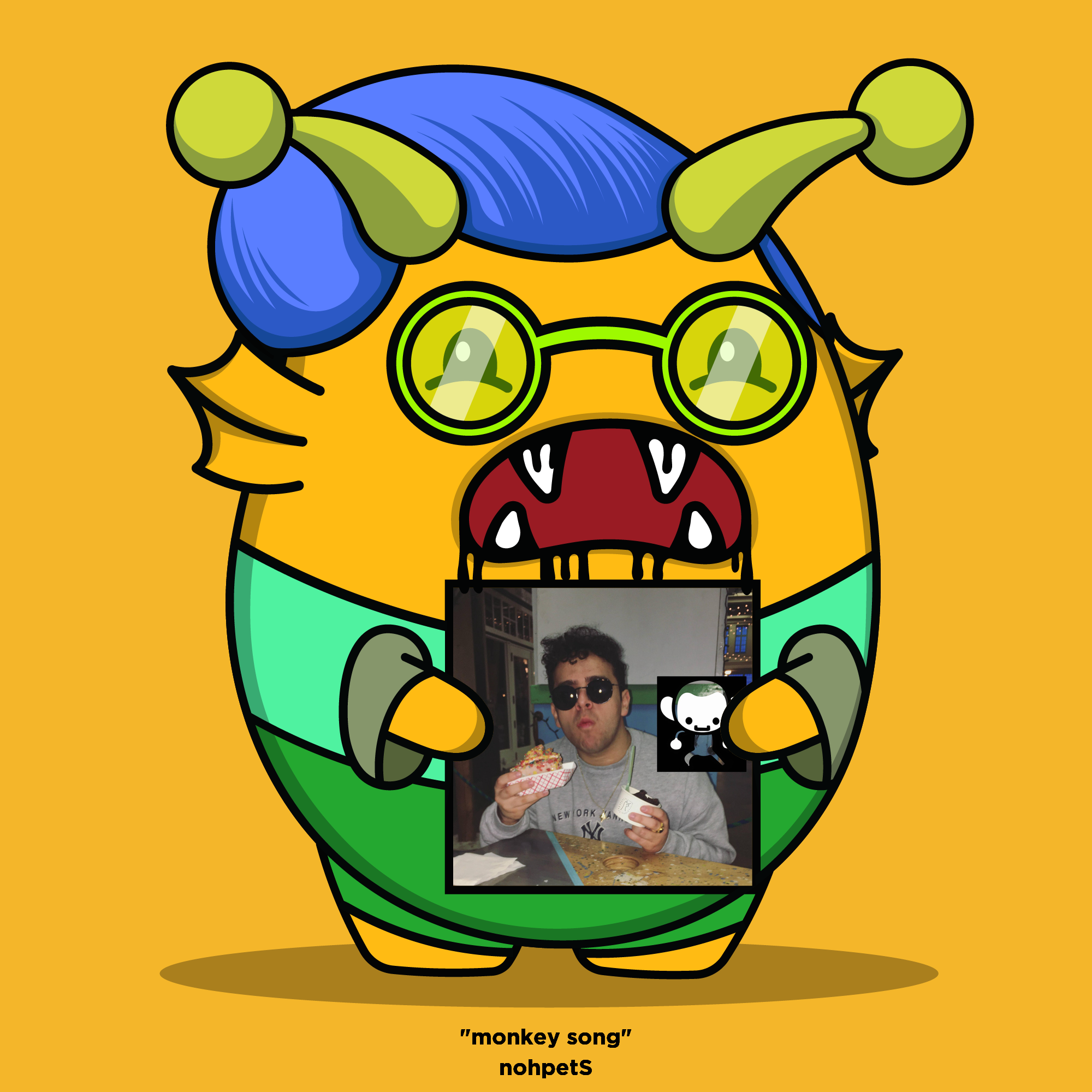 DistroKid Sellouts NFT 6071 Monkey Song By nohpetS 