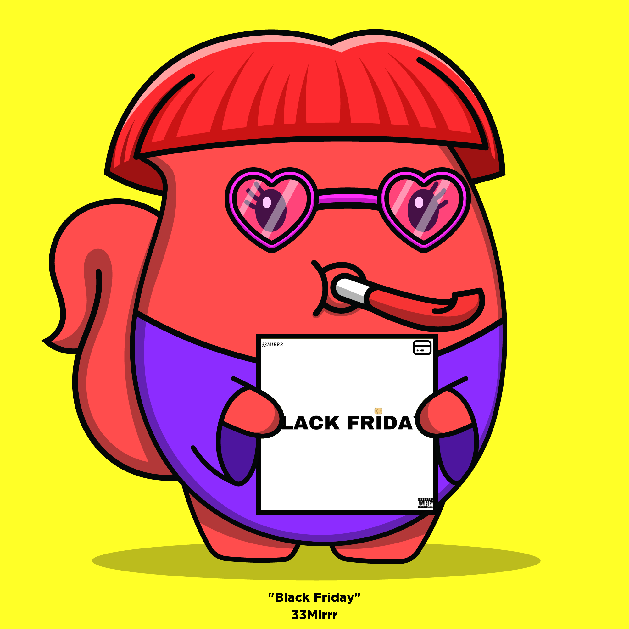 DistroKid Sellouts NFT #6107 - Black Friday by "33Mirrr"