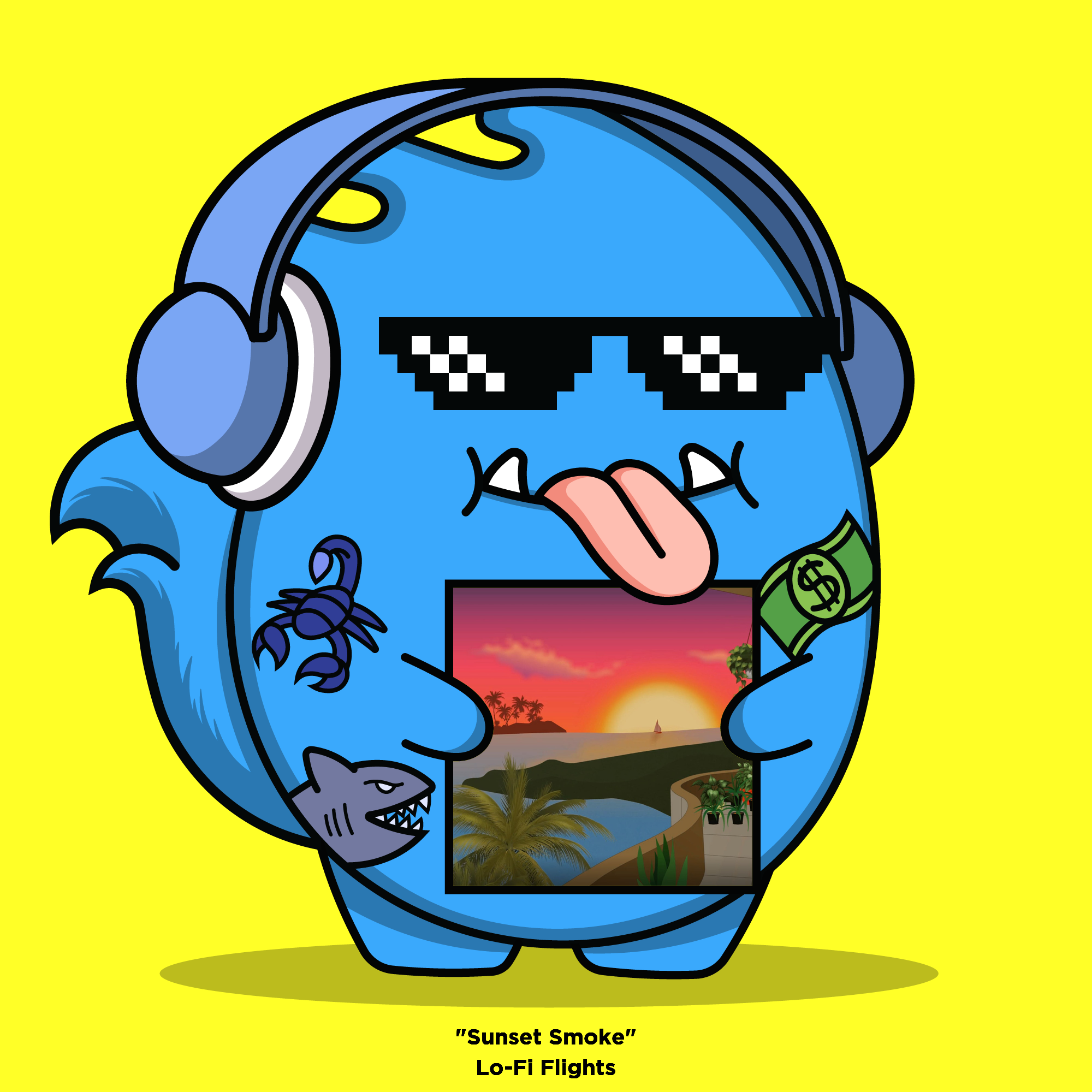 DistroKid Sellouts NFT #6351 - Sunset Smoke by "VibeWithLeafy"