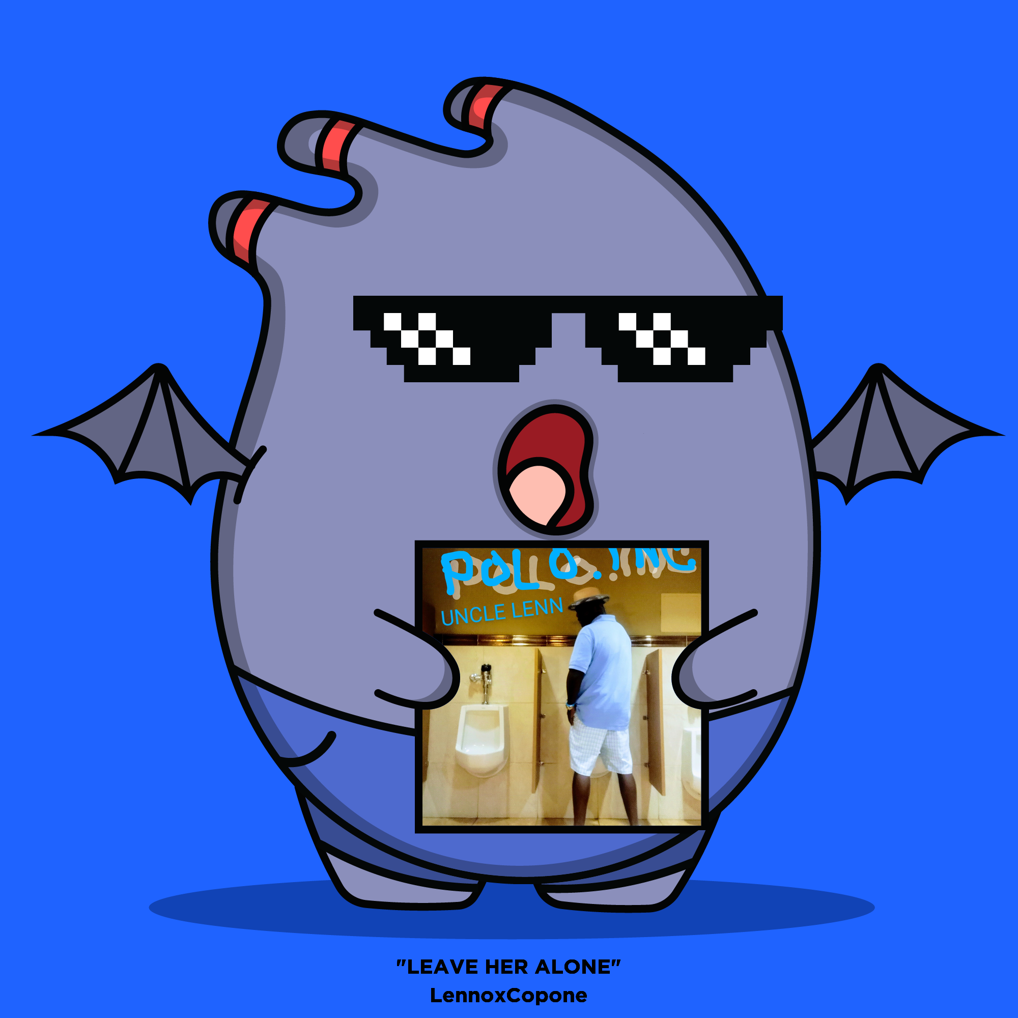 DistroKid Sellouts NFT #7117 - LEAVE HER ALONE by "LennoxCopone"