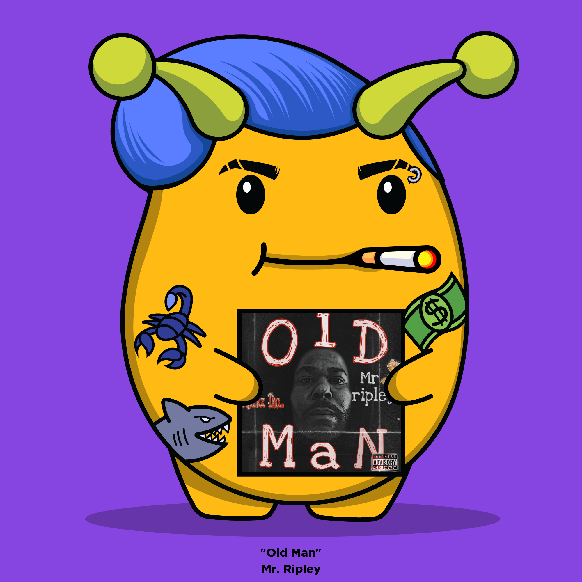 DistroKid Sellouts NFT #8869 - Old Man by "Mr. Ripley"