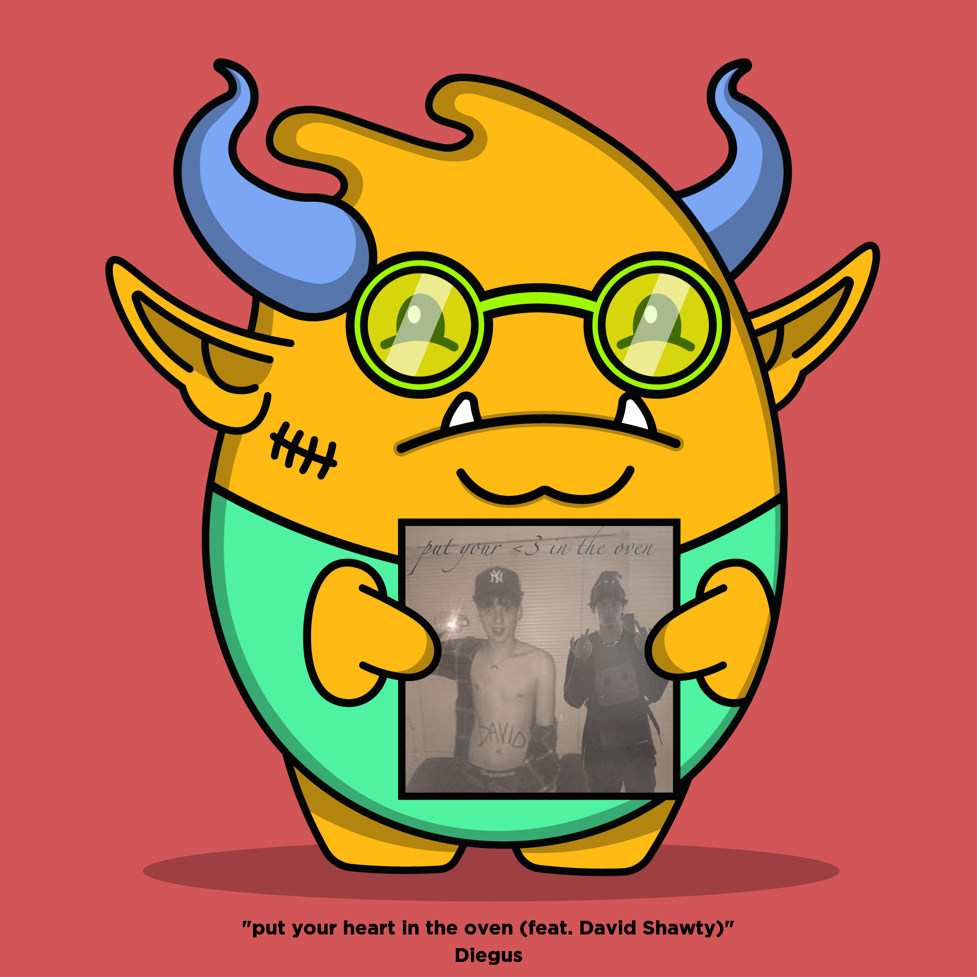DistroKid Sellouts NFT #9256 - put your heart in the oven (feat. David ...