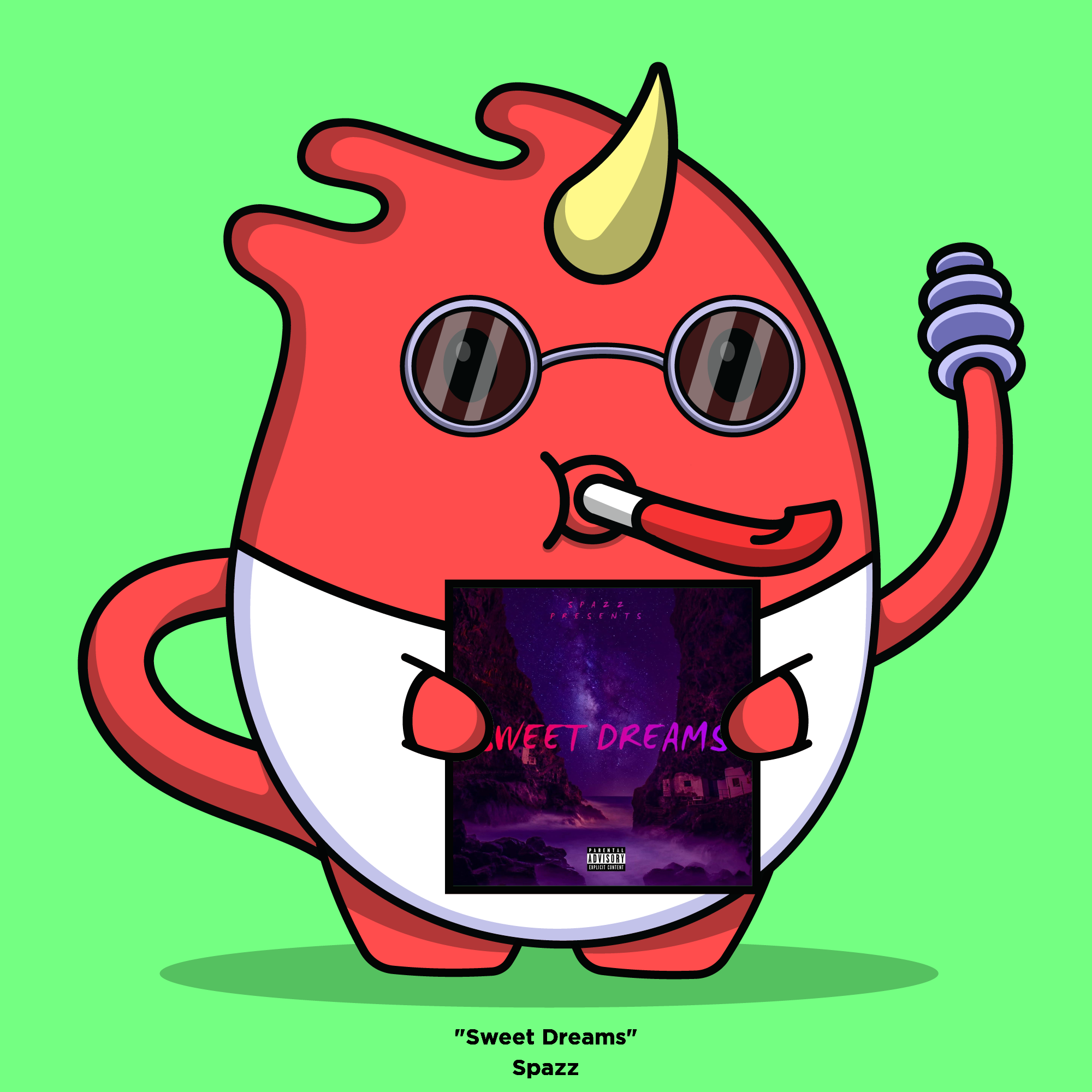 DistroKid Sellouts NFT #9933 - Sweet Dreams by "Spazzoutthe3"